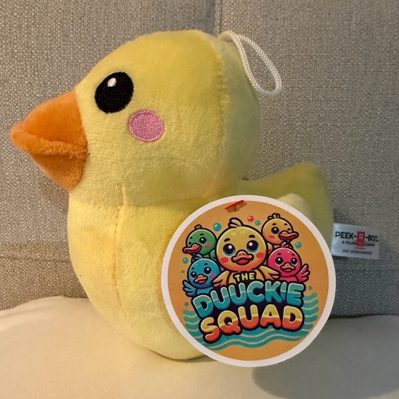 peek-a-boo | Toys | New Duckie Squad Duck Plush Toy | Poshmark